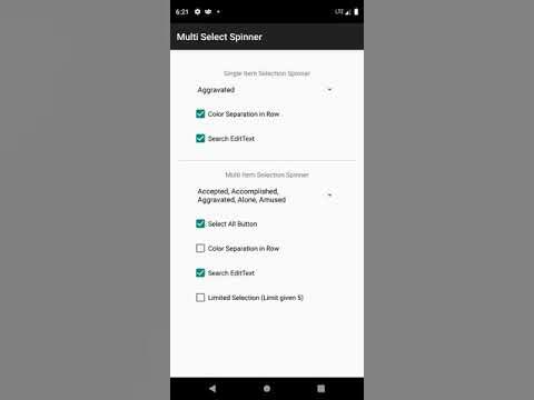 Multiple Item Select from Spinner - Android Library - Pratik Butani # ...