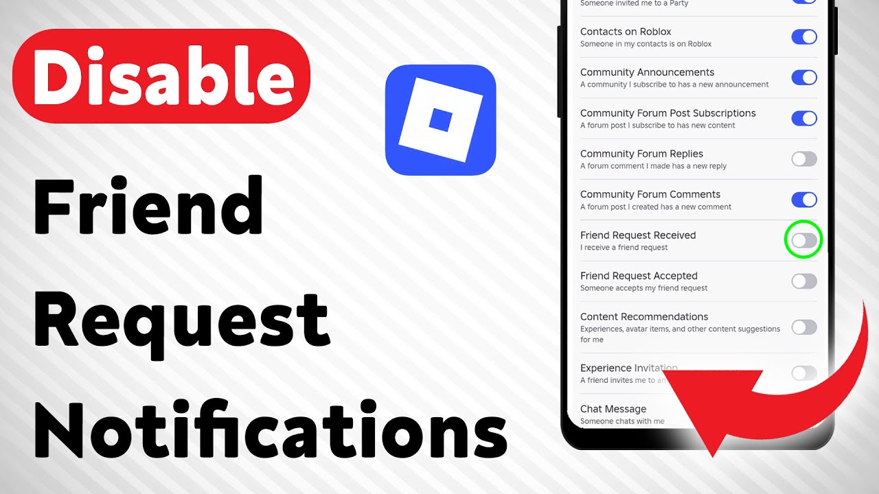 How to Disable Friend Request Notifications on Roblox Mobile (Updated ...