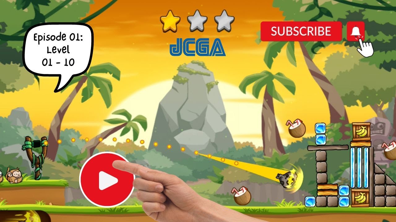 Episode 01: LET'S MONKEY AROUND!! Catapult Quest levels 01-10 # ...
