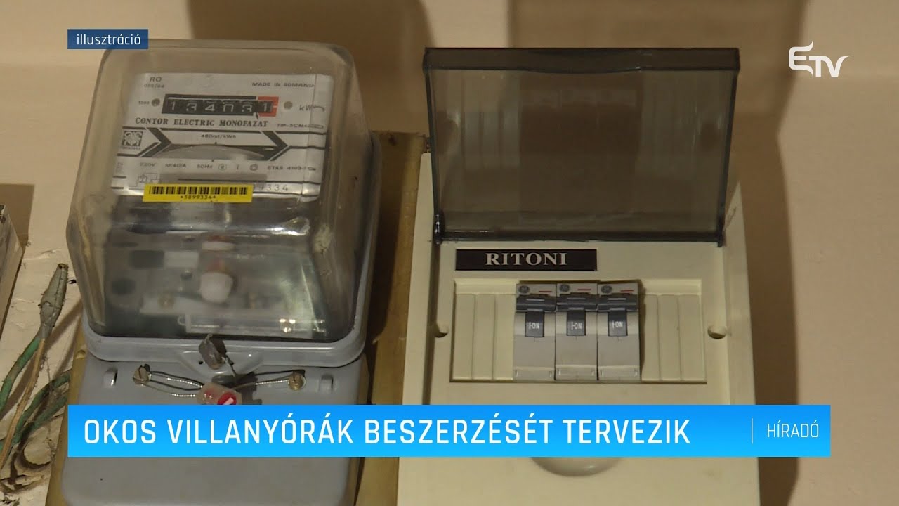 Okos villanyórák beszerzését tervezik – Erdélyi Magyar Televízió - YouTube
