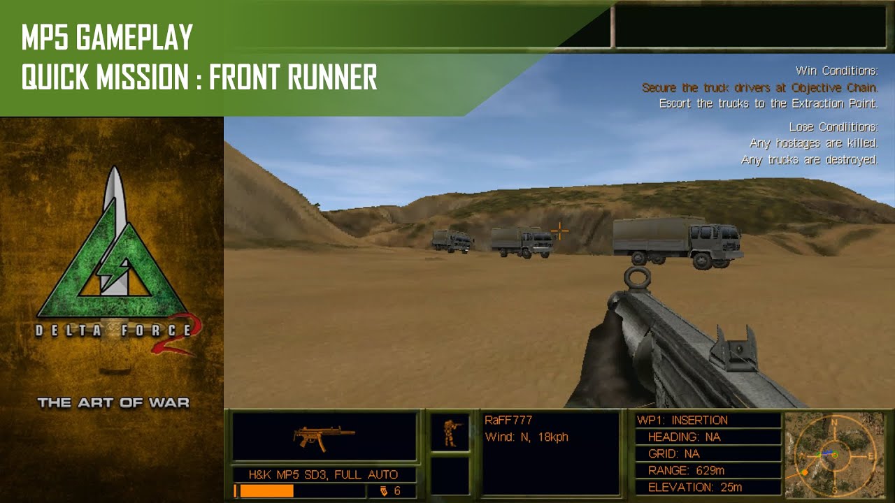 Delta Force 2 (1999) - PC - MP5 Gameplay - Quick Mission - Front Runner ...