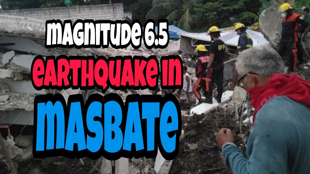 MASBATE EARTHQUAKE MAGNITUDE 6.5 August 18 2020 - YouTube