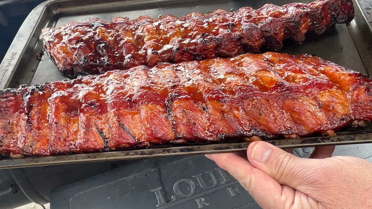 Perfectly Smoked Pork Back Ribs on the Louisiana Grills Pellet Grill ...