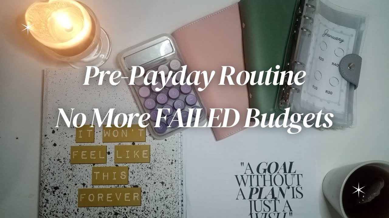 Pre-Payday Routine | No More Failed Budget | 5 Simple Steps - YouTube