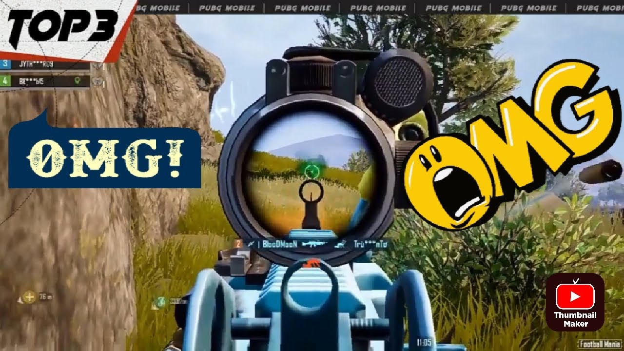 pubg mobile top highlights slow motion | BLooD Moon Gaming | redmi 9 ...