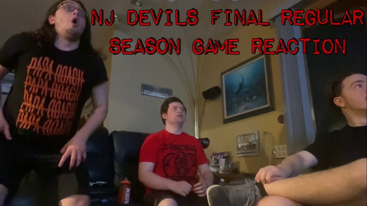 NJ Devils Final Regular Season Game Reaction - YouTube