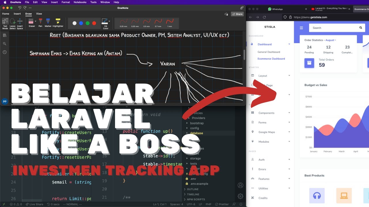 Coding Stream Belajar Laravel Like A Boss Learn By Coding Youtube 9824
