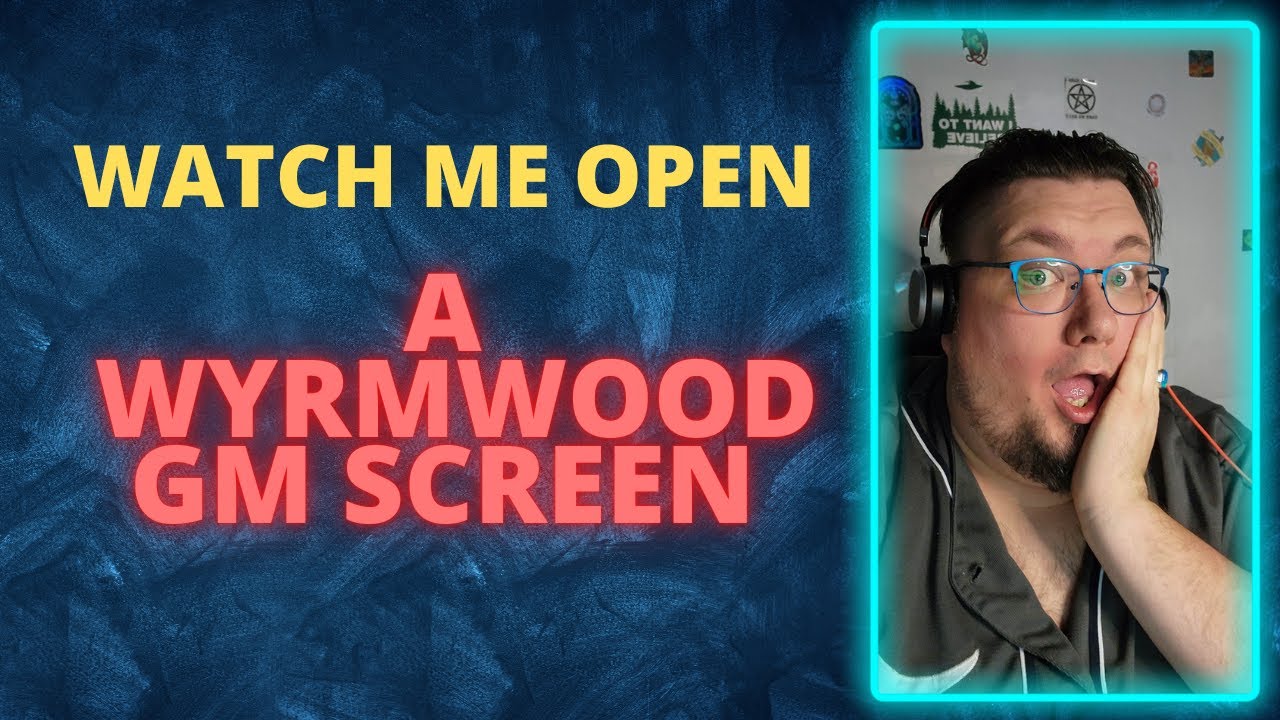 Wyrmwood Game Master Screen Unboxing - YouTube