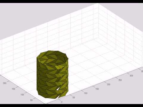 Origami Simulation Sogame-Ori MATLAB 20131128 - YouTube