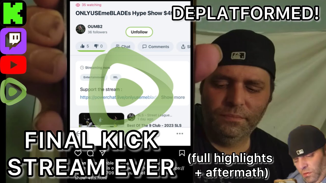 ONLYUSEmeBLADE's Final Kick Stream Ever (full highlights + aftermath ...