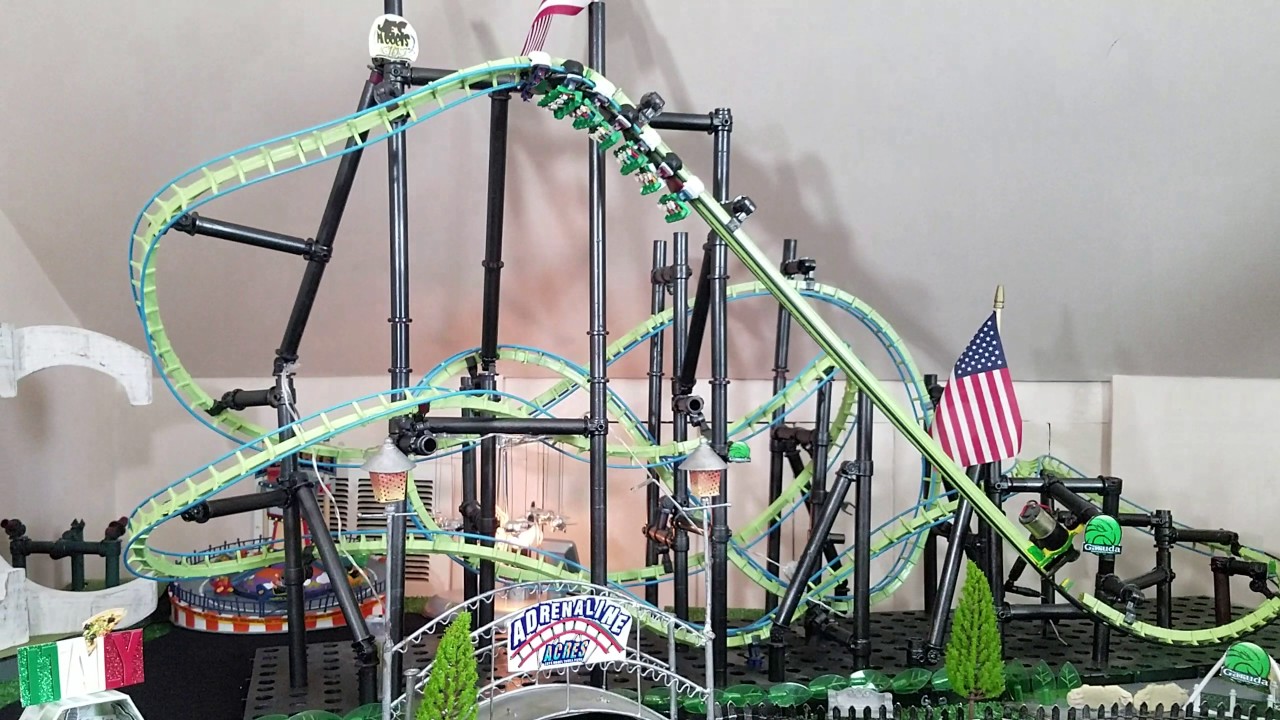 JEC MODELS presents "Garuda" Flying Roller Coasterdynamix Model - YouTube