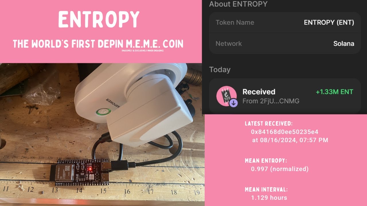 The First DePIN Meme Coin! ENTROPY - New Project Solana! Cheap and ...