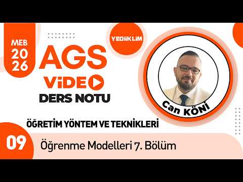 9 - Öğrenme Modelleri 7. Bölüm - Can KÖNİ