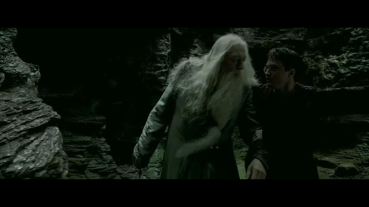 Harry and Professor Dumbledore Leave the Cave - Harry Potter and the ...