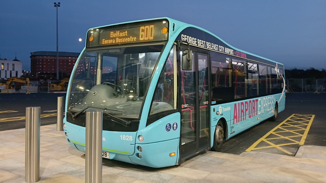 Translink Airport Express 1828 - YouTube