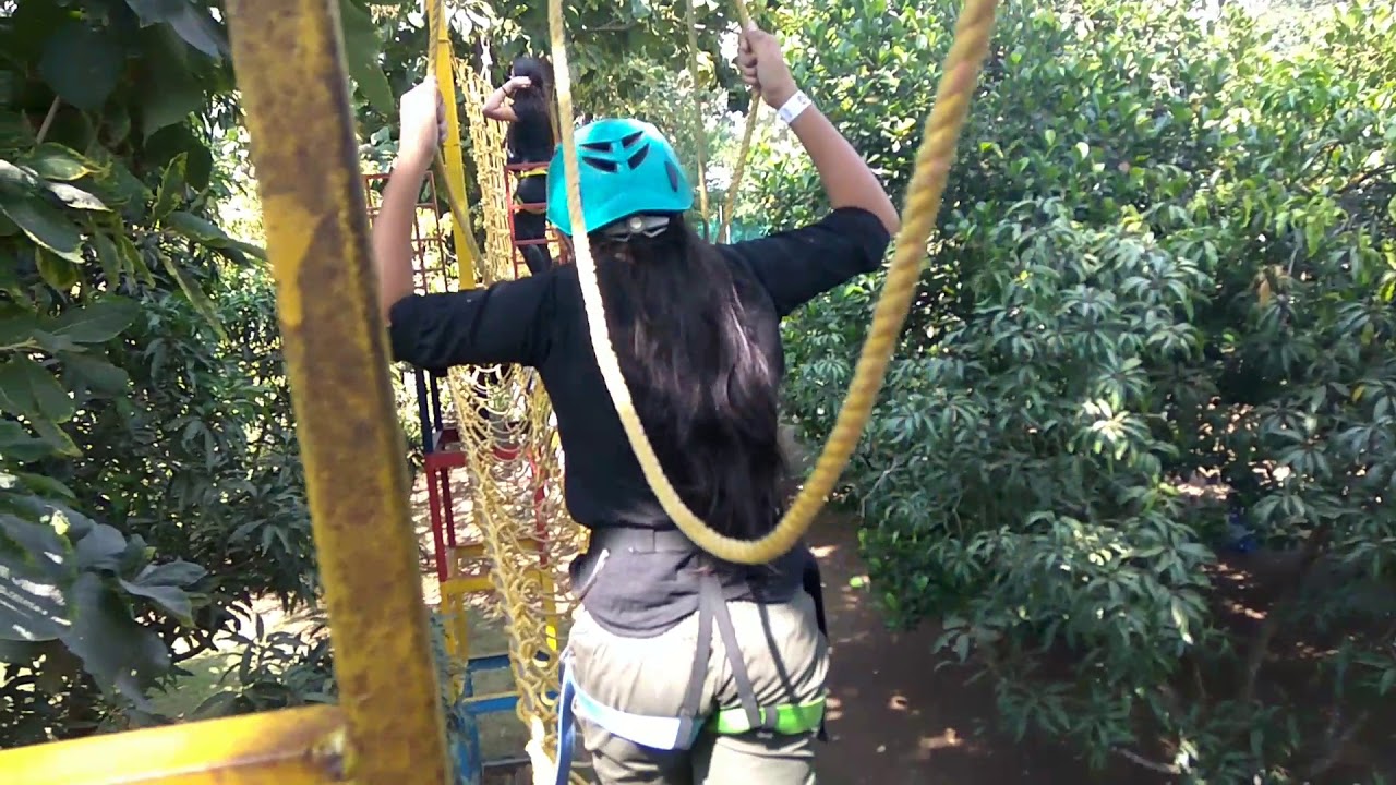 Go crazy Adventure park and Resorts donaje gav sinhgad Fort pune - YouTube