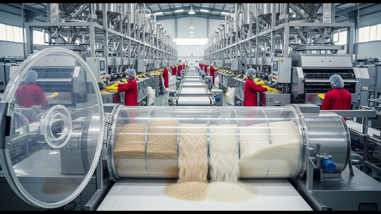 Inside a Modern Rice Processing Plant: From Harvested Paddy to Polished ...