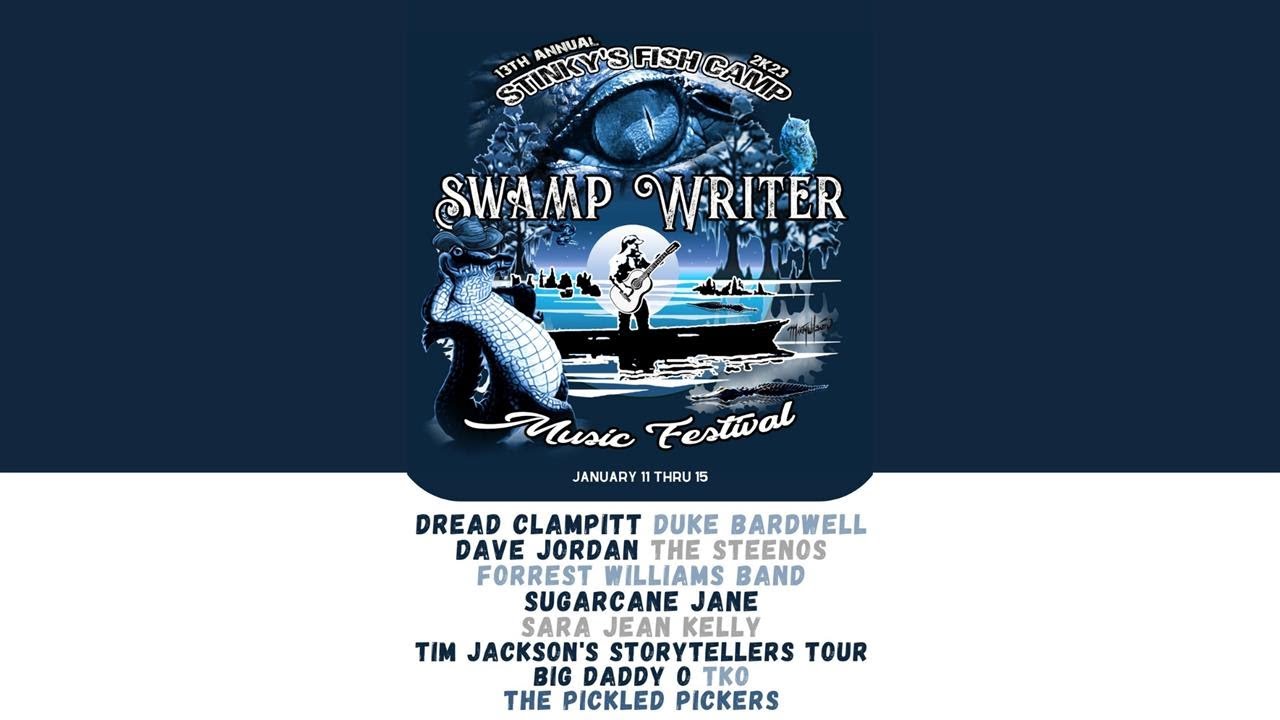 Dread Clampitt 1-13-2023 Swamp Writer Music Festival @ Stinky's Bait ...