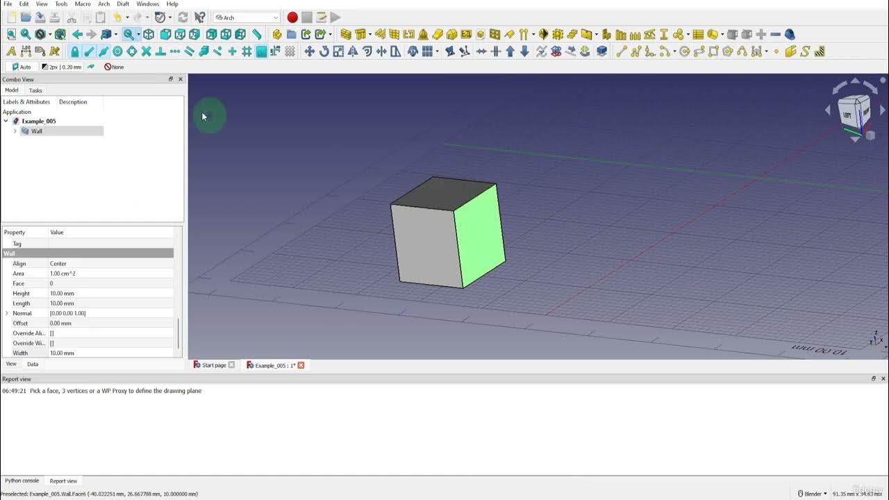 140 The Working Plane in FreeCAD - YouTube