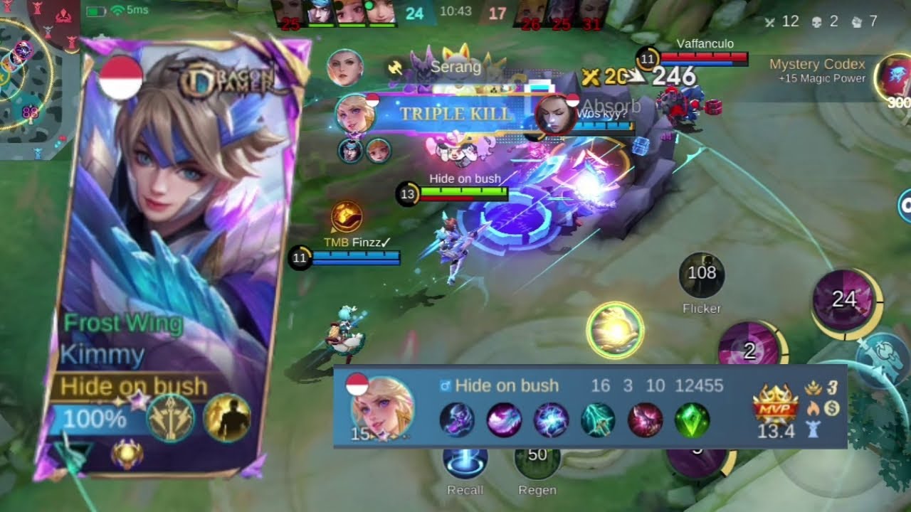 GAMEPLAY KIMMY 1 #mlbb - YouTube