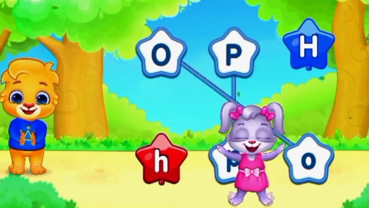 ABC kids 👍 We learn the alphabet 😘 Game for kids 😃 part 02 - YouTube
