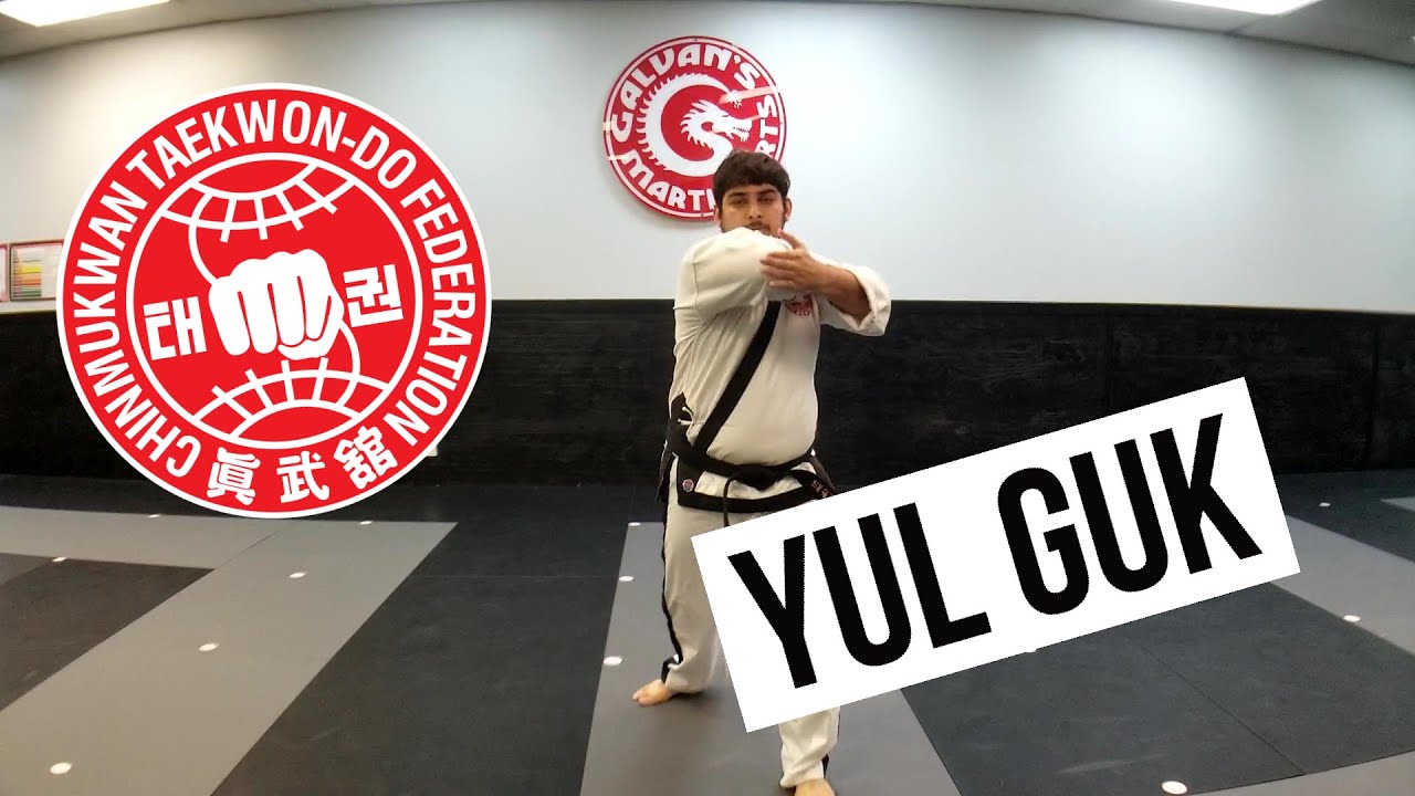Yul Guk Tul | Traditional Tae Kwon Do | Forms and Patterns - YouTube