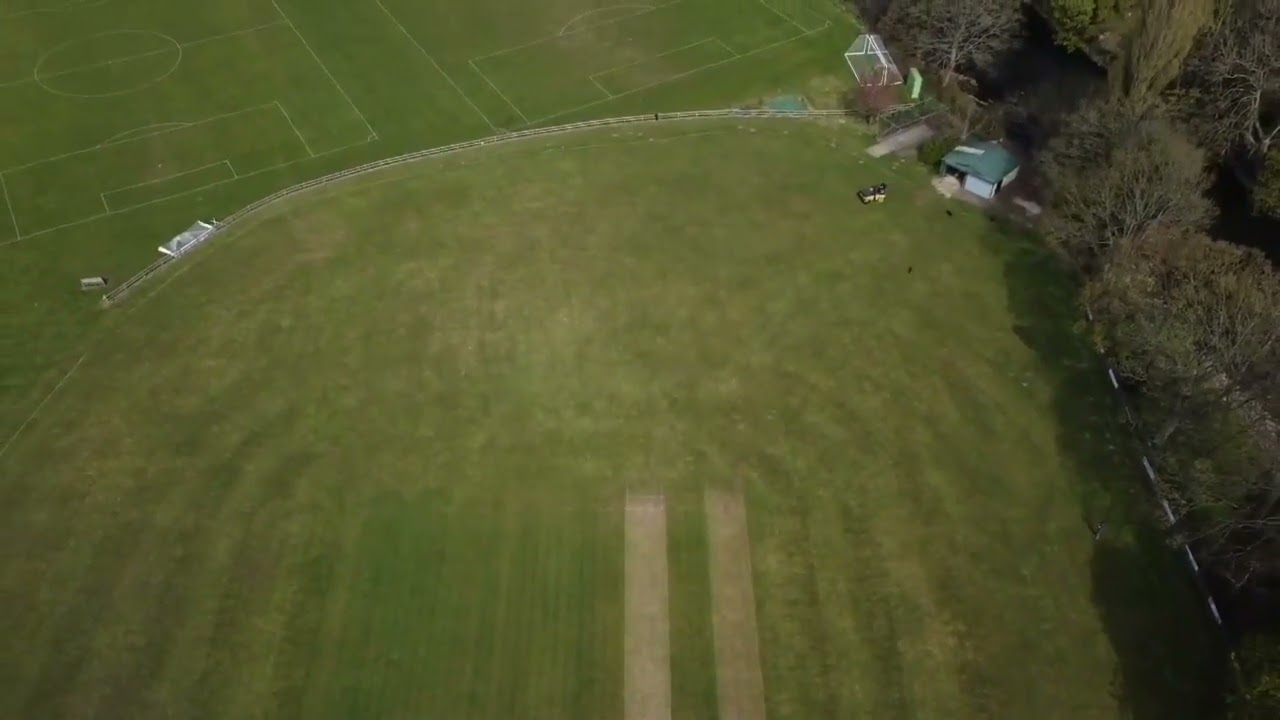 DJI Mini 2 - Aerial view of Bingley Congs Cricket Club - YouTube