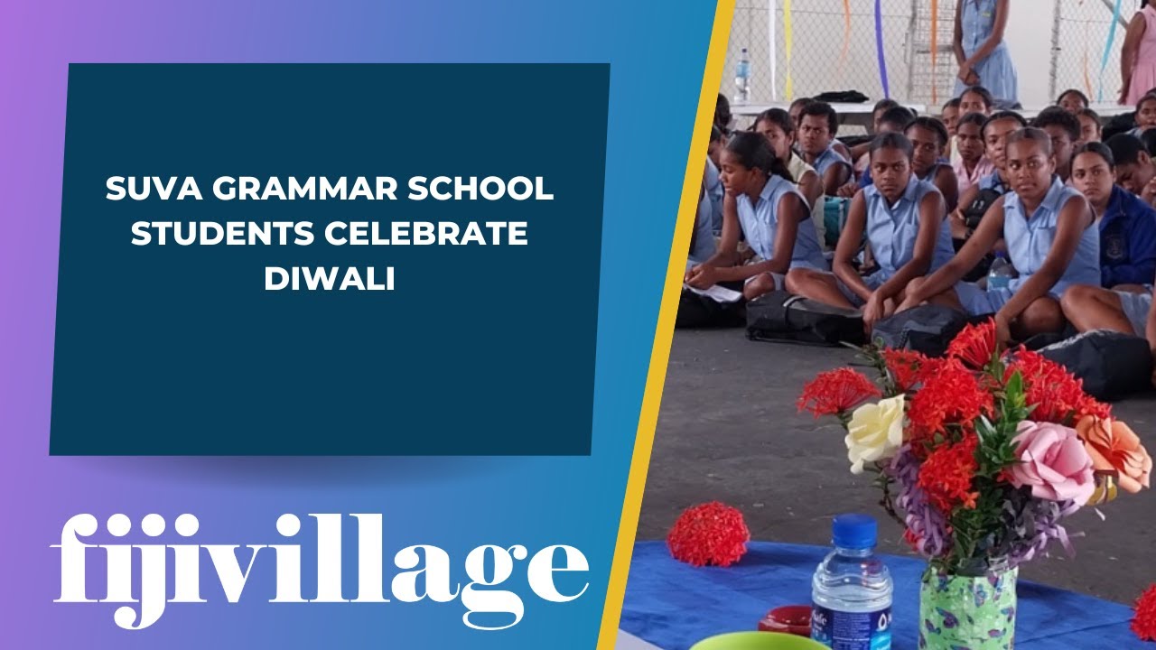 Suva Grammar School students celebrate Diwali - YouTube