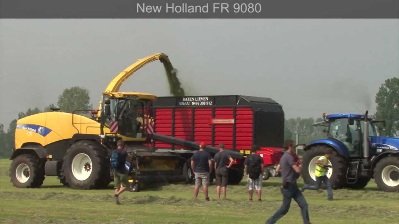 New Holland FR 9080 - Graslanddemo 2012 - YouTube