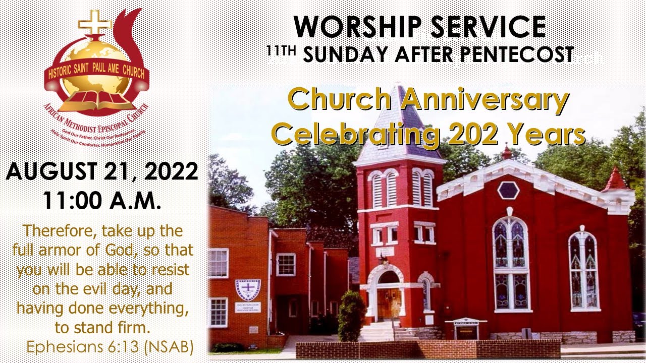 Historic St Paul AME Church - Live - YouTube