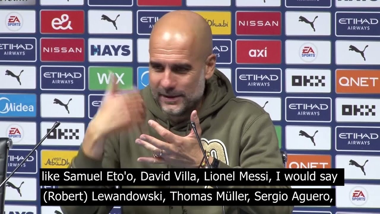 Pep - 'We don't have to be a genius' to see Haaland is set up to break ...