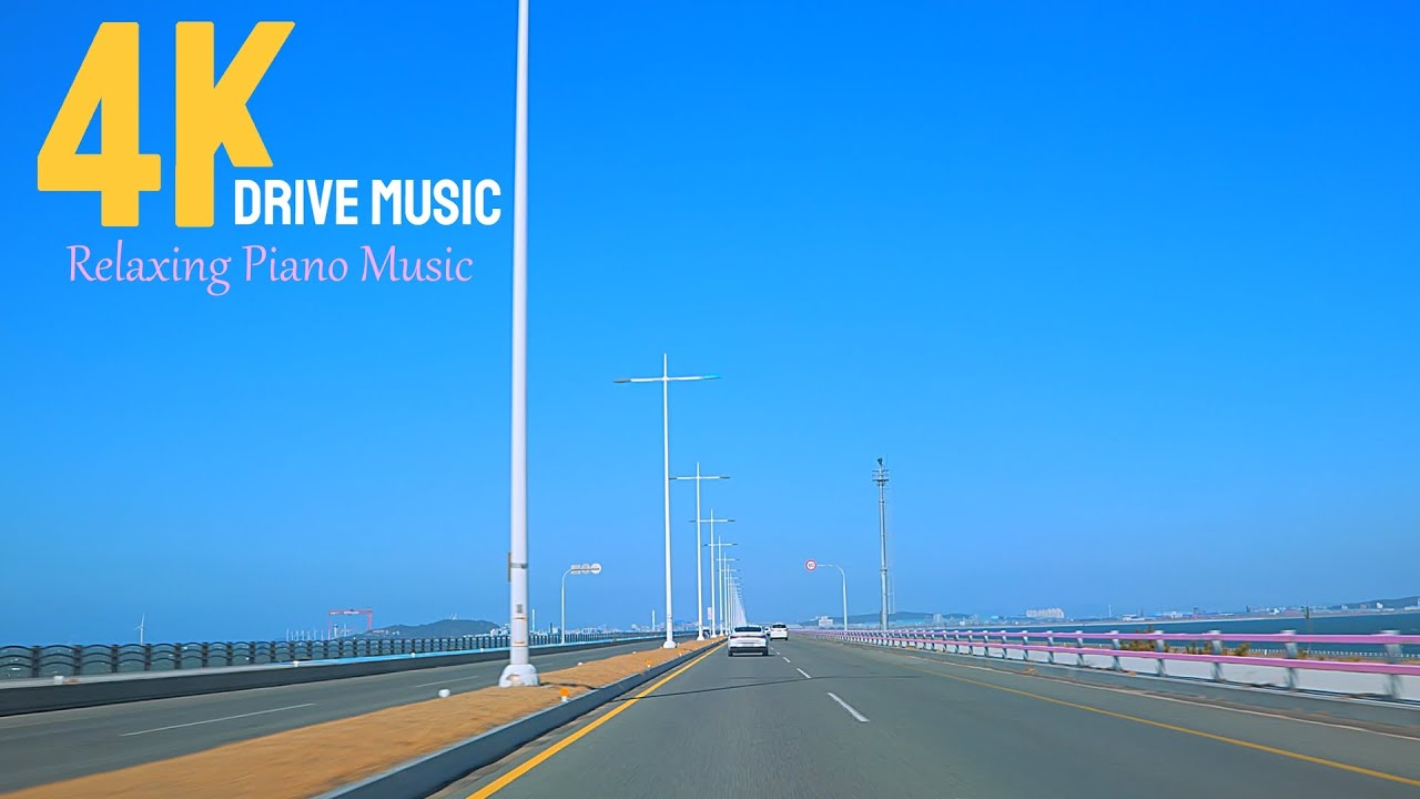 Relaxing Drive | Relaxing Piano Music | 4K Driving | Scenic Drive - YouTube