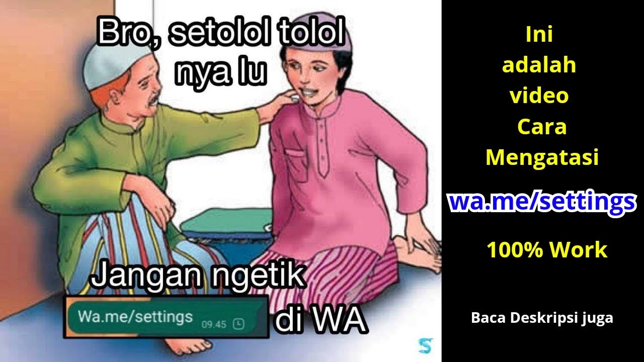 Cara Mengatasi wa.me/settings bug WhatsApp (100% work) - YouTube