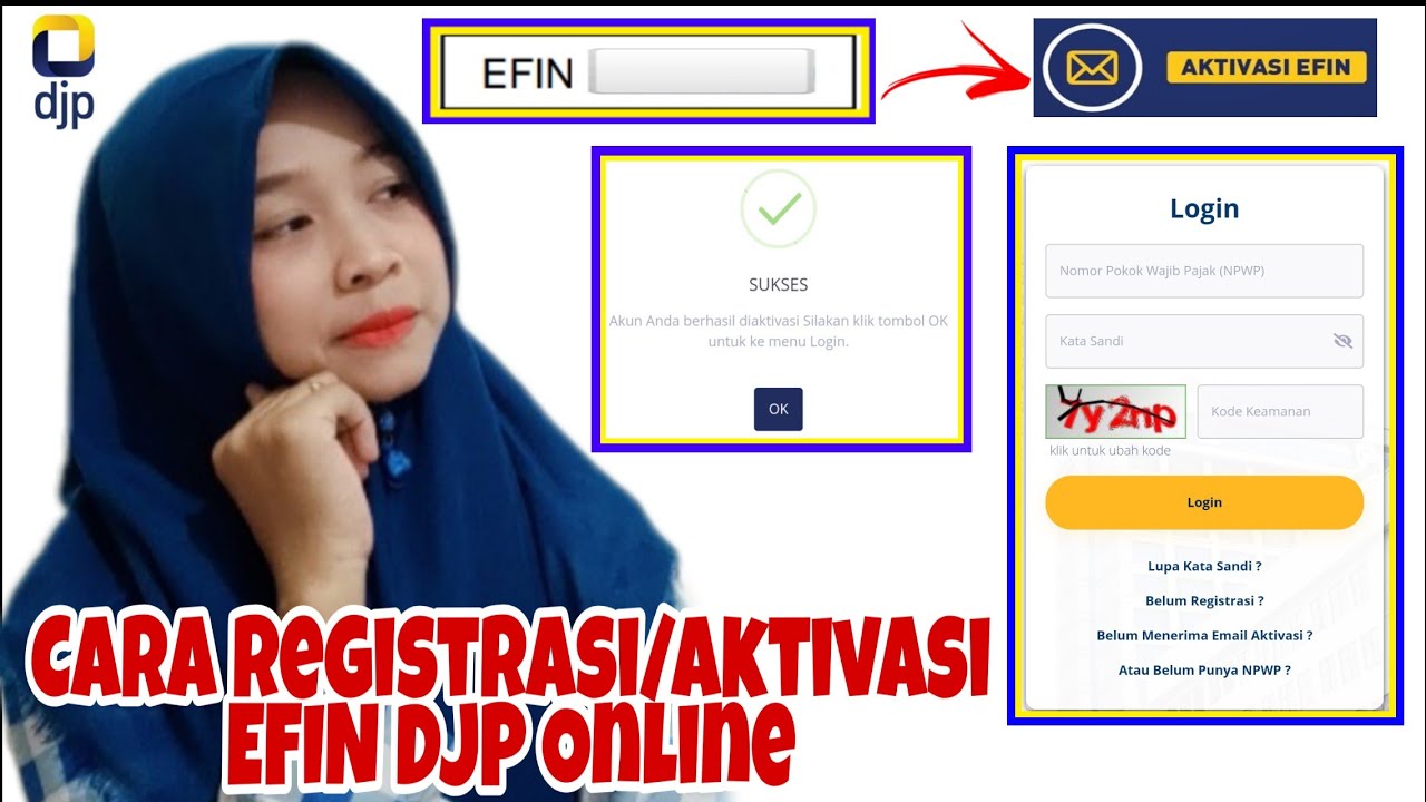 Cara Aktivasi EFIN - YouTube