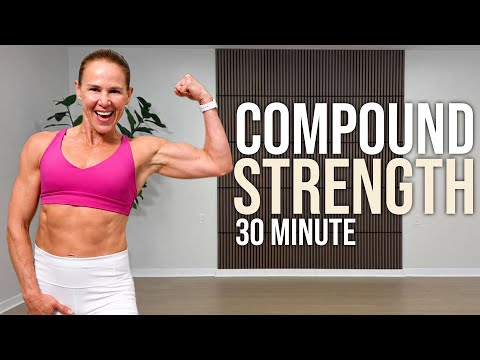 30 MIN Full Body Compound Workout | Dumbbell Strength for Women 40+