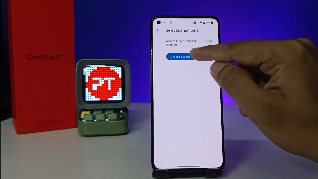 How to enable Automatic Call Recording in Oneplus 9 - YouTube