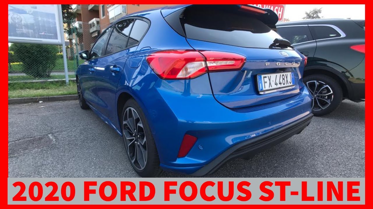 2020 Ford Focus ST-Line - Blue metallic - Walk-around - YouTube