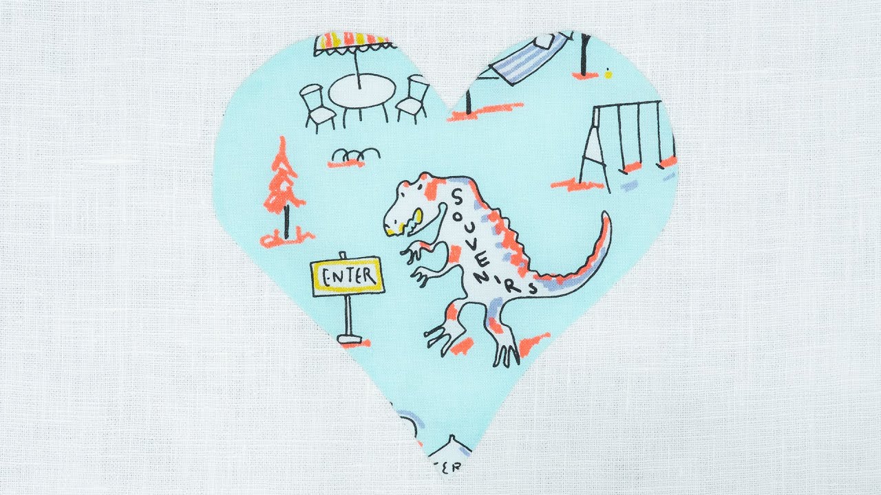 How to Sew on Hand Applique - YouTube