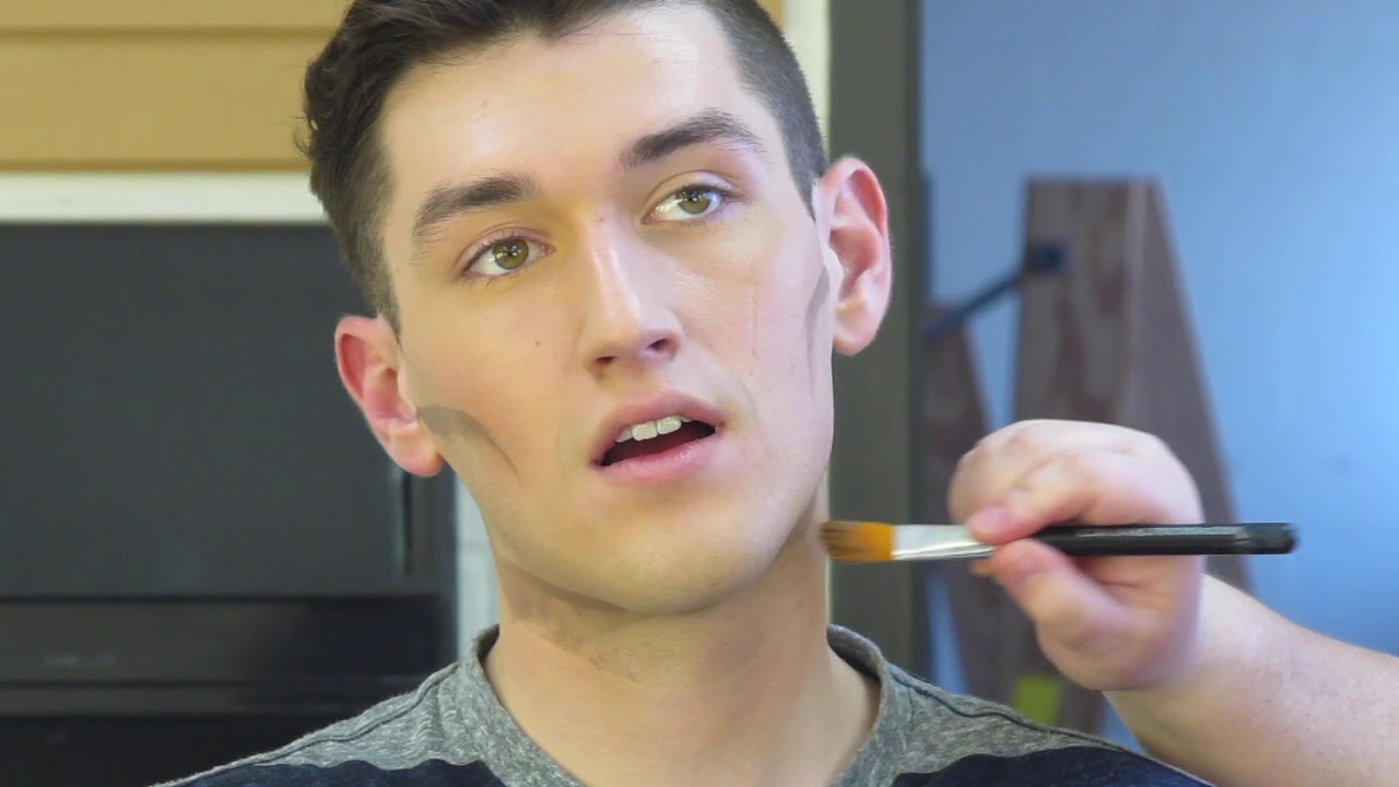 Corrective Masculine Makeup - YouTube