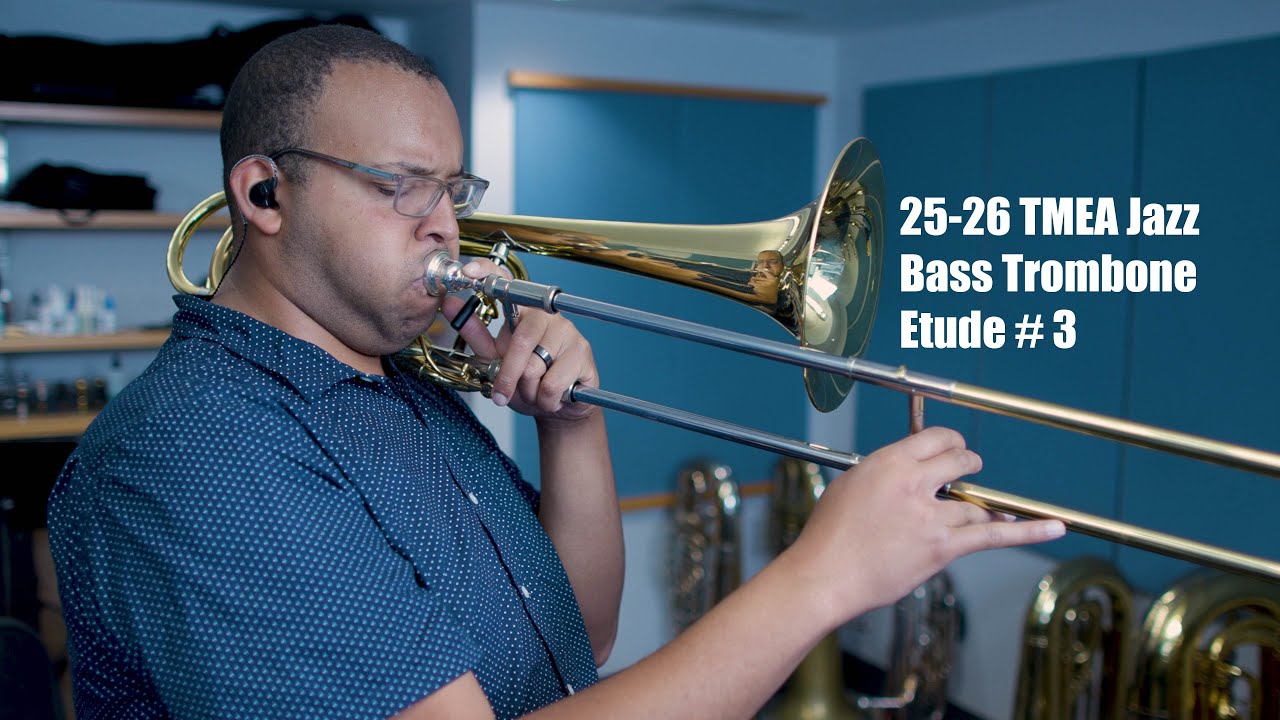 2025-2026 TMEA Jazz Bass Trombone Etude #3 NOLA Groove by Richard Birk ...