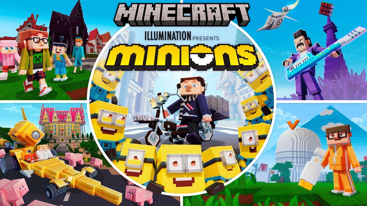 O NOVO Mapa Oficial dos MINIONS no MINECRAFT - YouTube