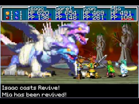 Golden Sun: Fusion Dragon Boss Battle - YouTube