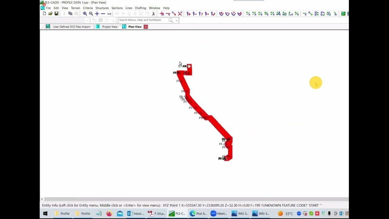 PLS Cadd for Beginners || Import Data file || Tab delimited - YouTube