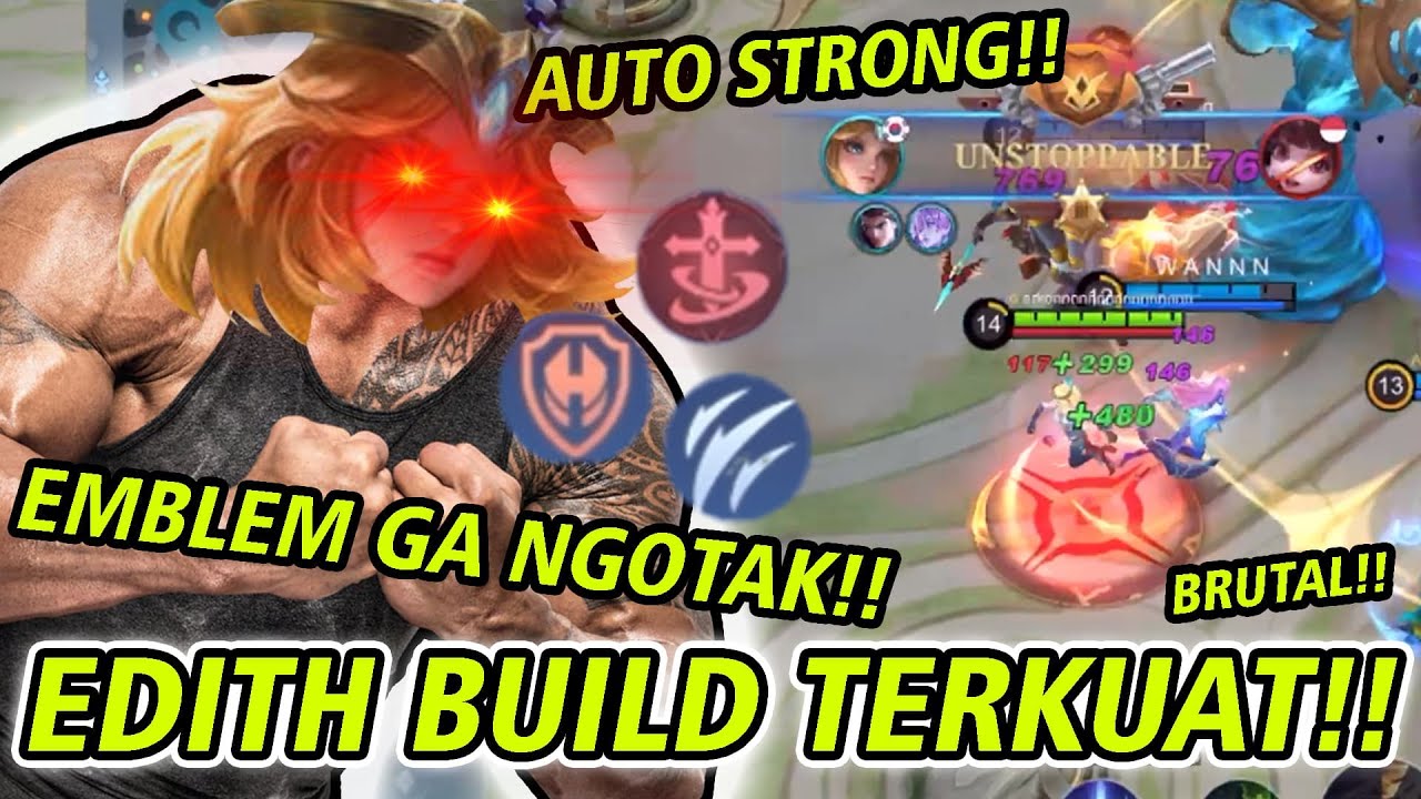 EDITH BUILD EMBLEM TERBARU!! EDITH EMBELEM BARU MAKIN GA NGOTAK LURR ...