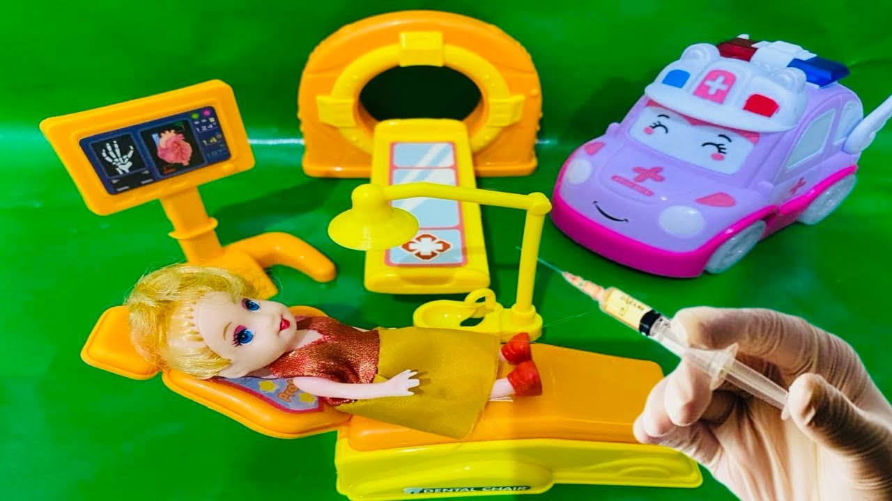 6 Minutes Satisfying with Unboxing Ambulance Doctor Set | ASMR - YouTube