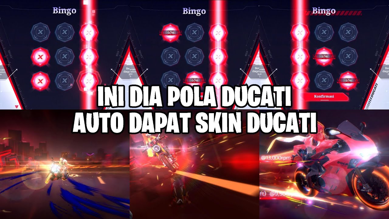 TEST SEMUA POLA DUCATI FASE 2 - AUTO DAPAT SKIN DUCATI DI SEMUA AKUN ...