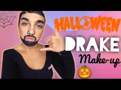 Drake Halloween Transformation (MakeUp et tout) - YouTube