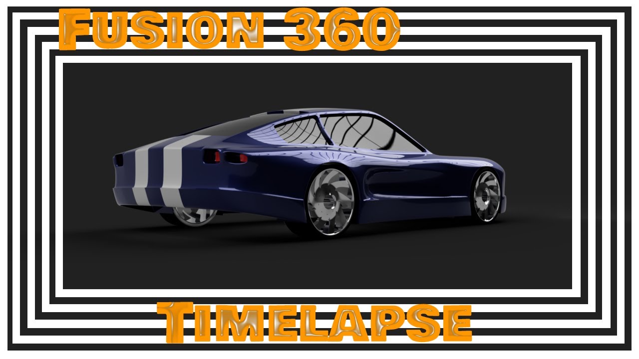 Fusion 360 MAKING Sports Car Timelapse - YouTube