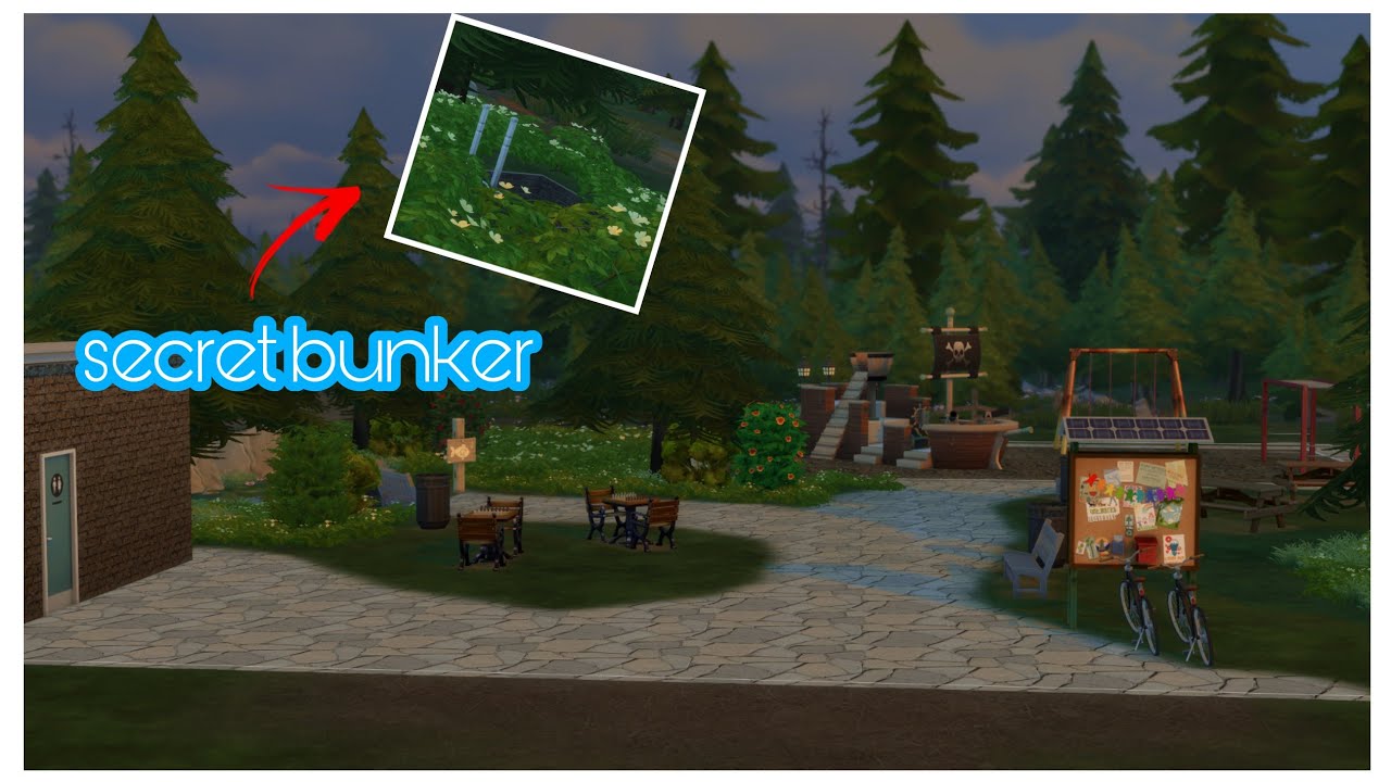 Hidden Bunker | Sims 4 Speed Build - YouTube