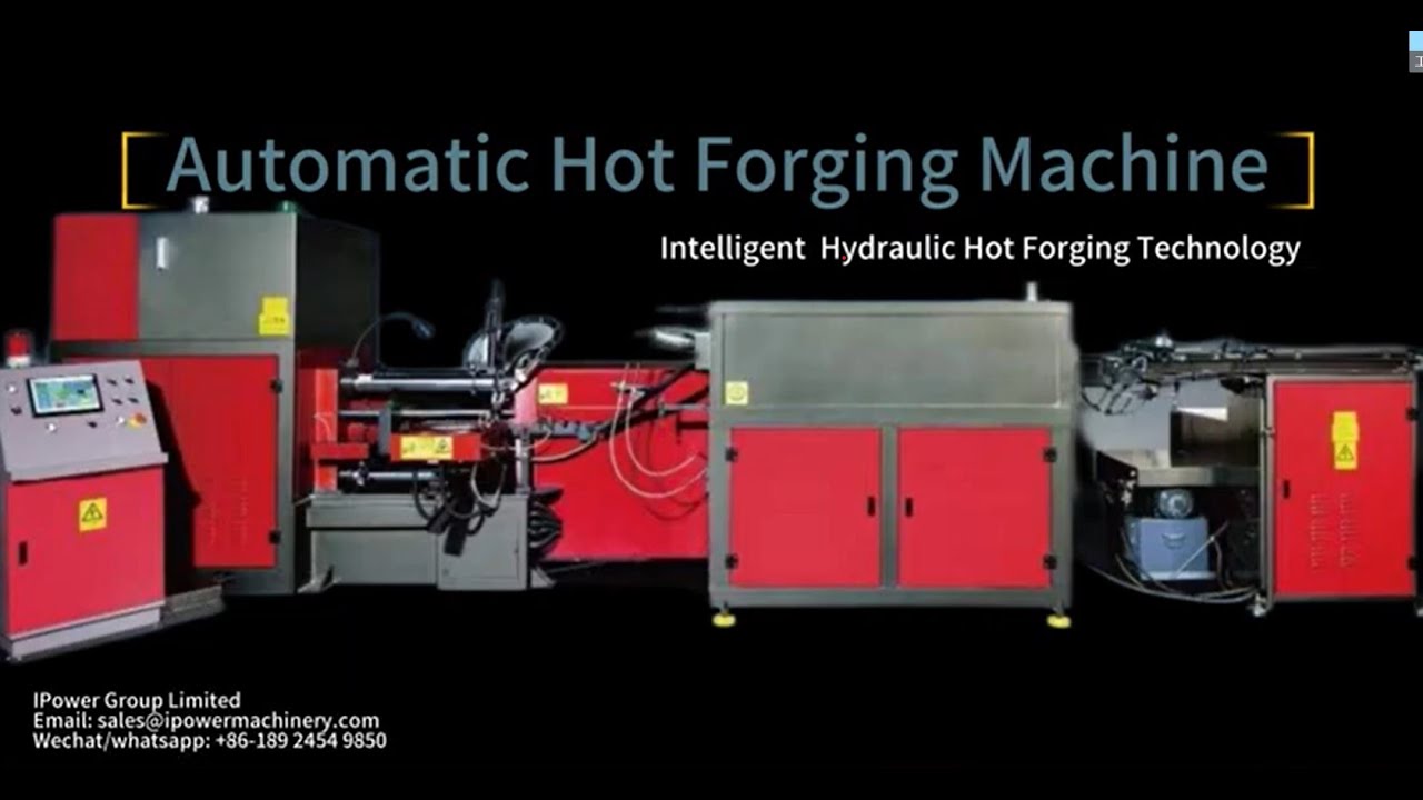 Automatic hot forging press machine for brass valves/ Brass forging ...